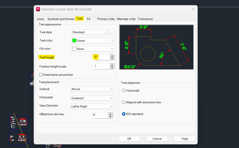 How to Change Dimension Text size in AutoCAD - Easy Method - Autocad Everything