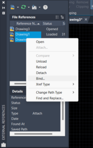 How to bind xrefs in AutoCAD - Autocad Everything