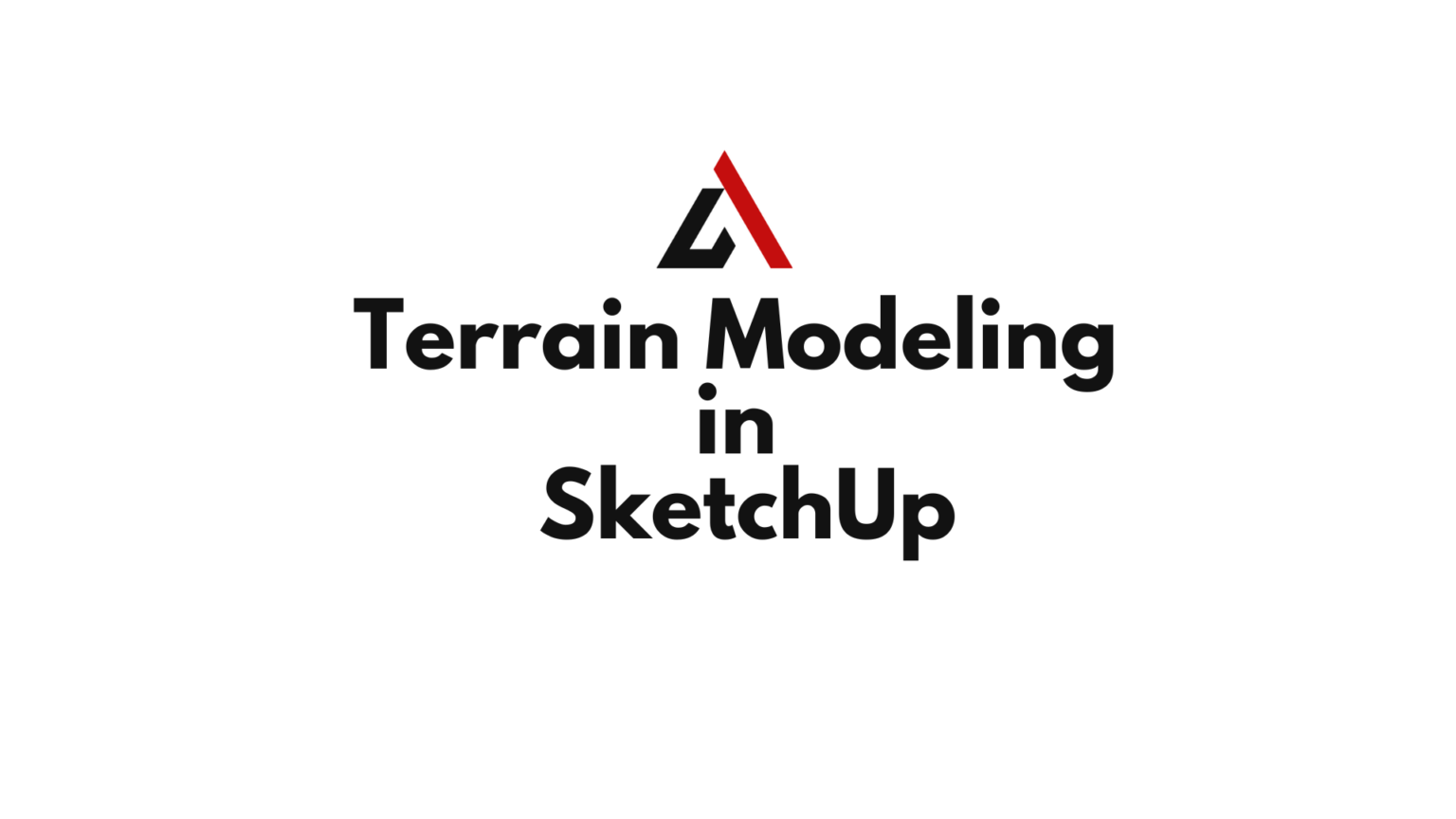 Terrain Modeling in SketchUp – Techniques to Turn Contour Lines into ...